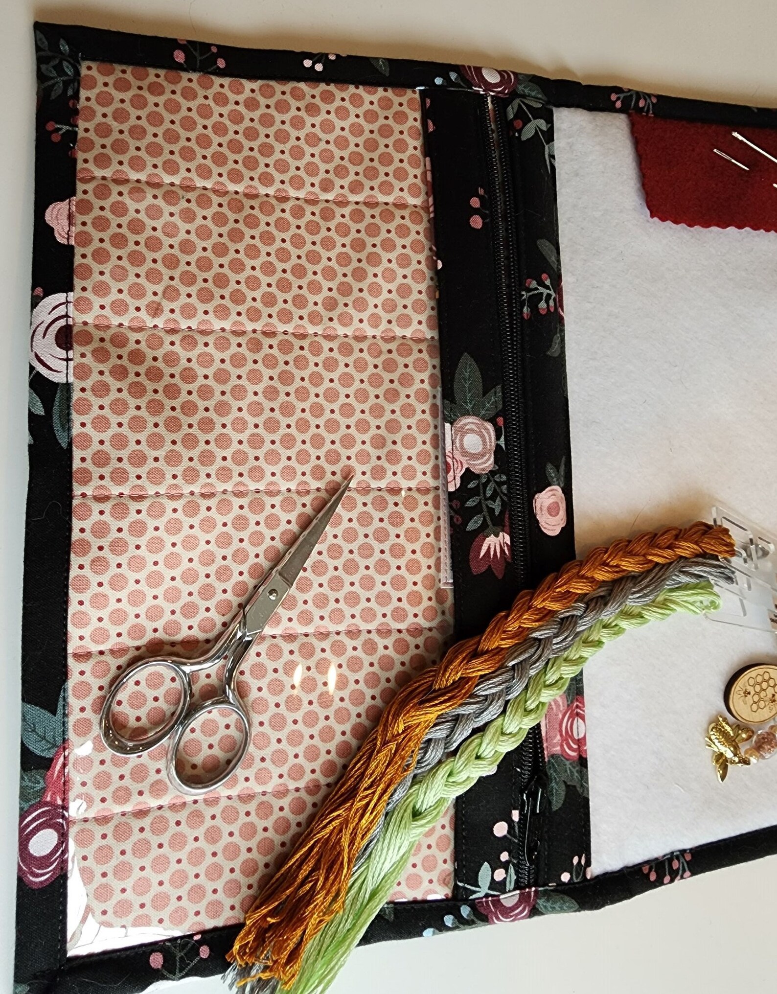 Floss Thread Mat Book - ORT Catcher - Needle Work Accessory Bag With ...