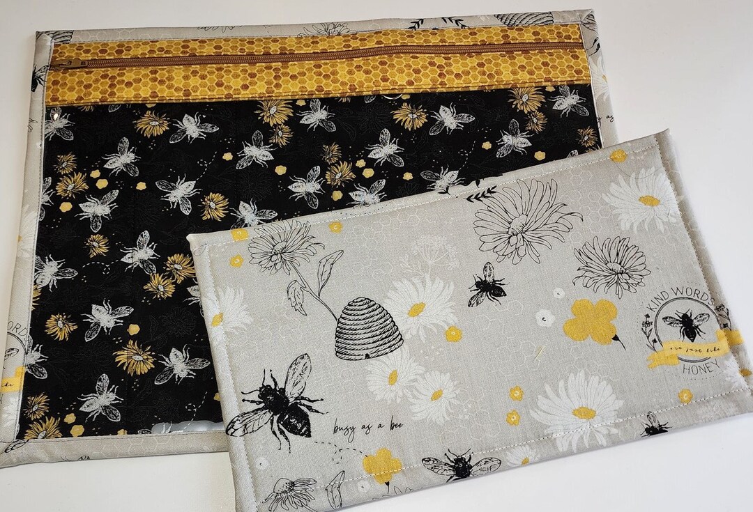 Cross Stitch Project Bag Vinyl Front Project Bag Embroidery Project Bag ...