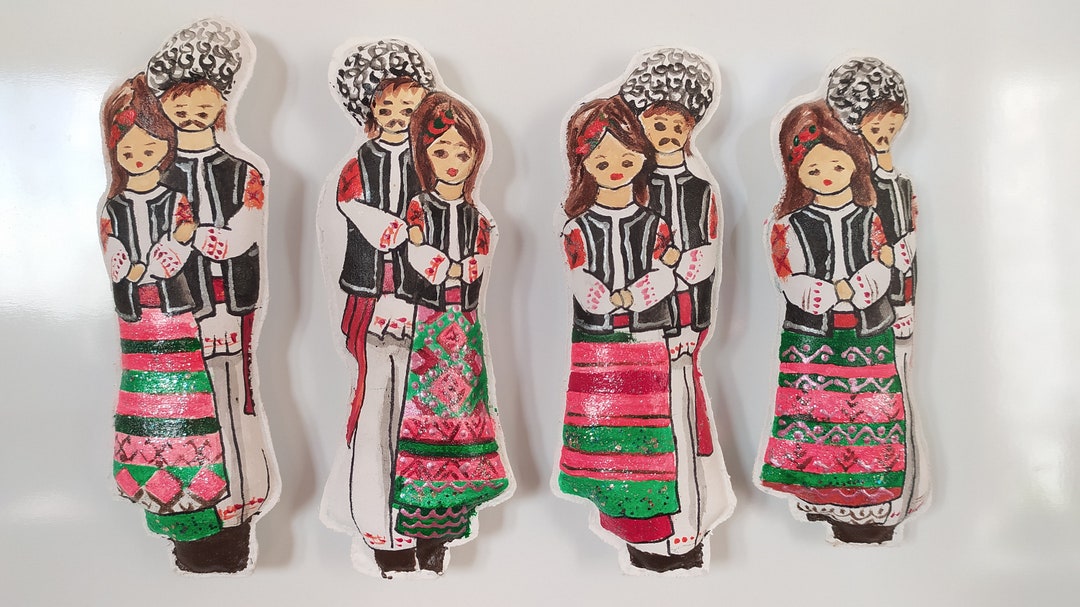 Souvenir From Moldova, Fridge Magnet, Souvenir Magnets, Hand Painted on ...
