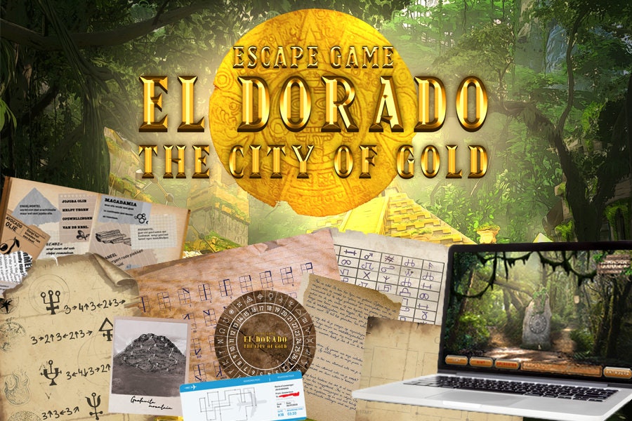 Escape Game El Dorado the City of Gold Printable Escape Room Virtual ...