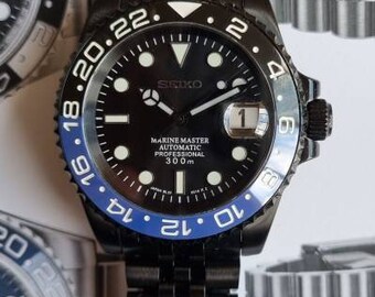 Seiko Mod Watch Stealth - Etsy