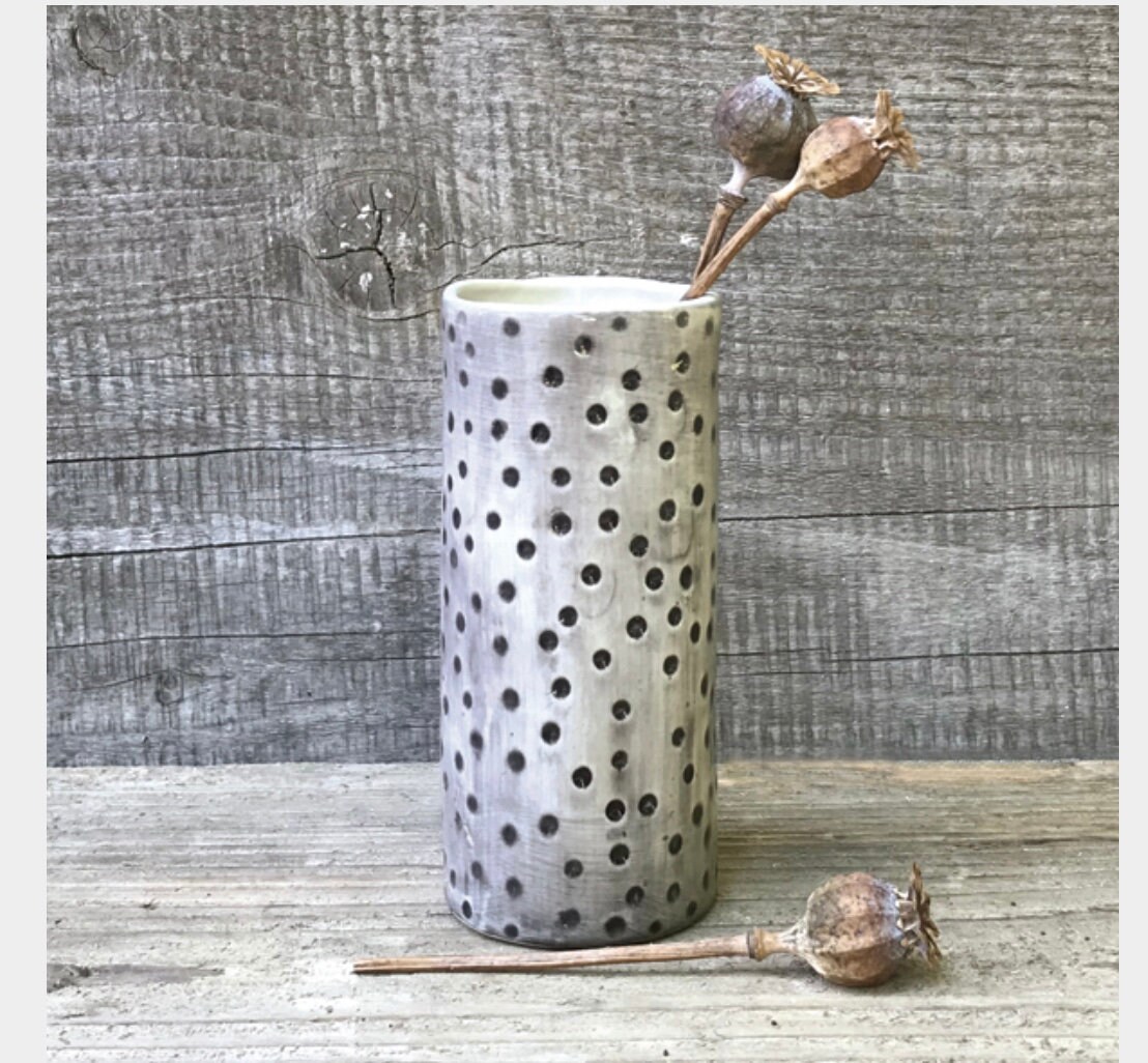 Dimple Effect Hand Made Vase Birthday Gift New Home Gift. - Etsy