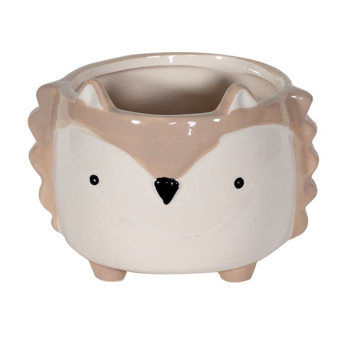 Ceramic Hedgehog Plant Pot: Novelty Indoor Planter - Etsy