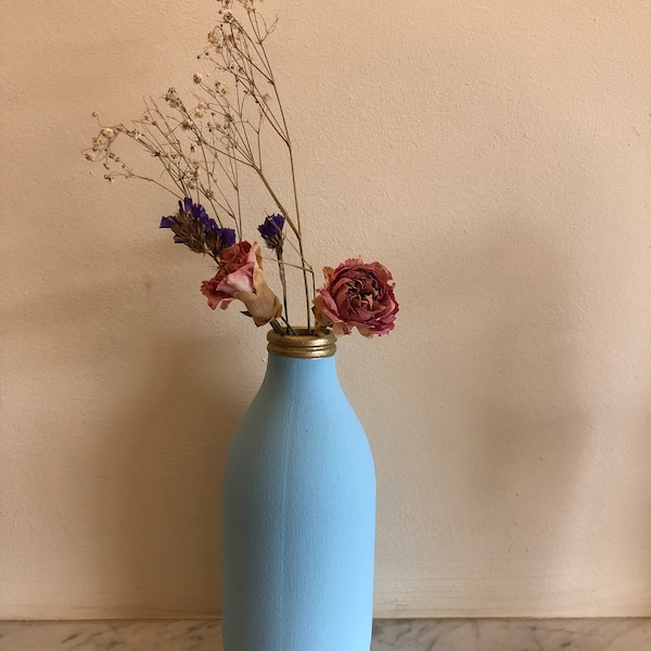 Milk Bottle Vase - Etsy UK