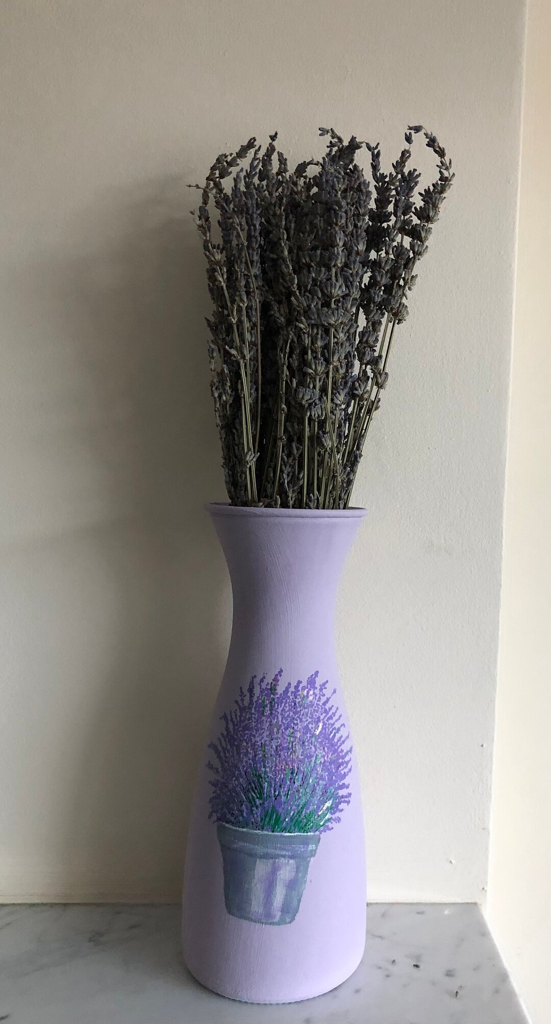 Lavender Vase, Lavender Home Decor ,mothers Day Gifts , New Home Gift ...