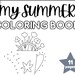 Dot to Dot Summer Coloring Pages Summer Coloring Book End of Year ...