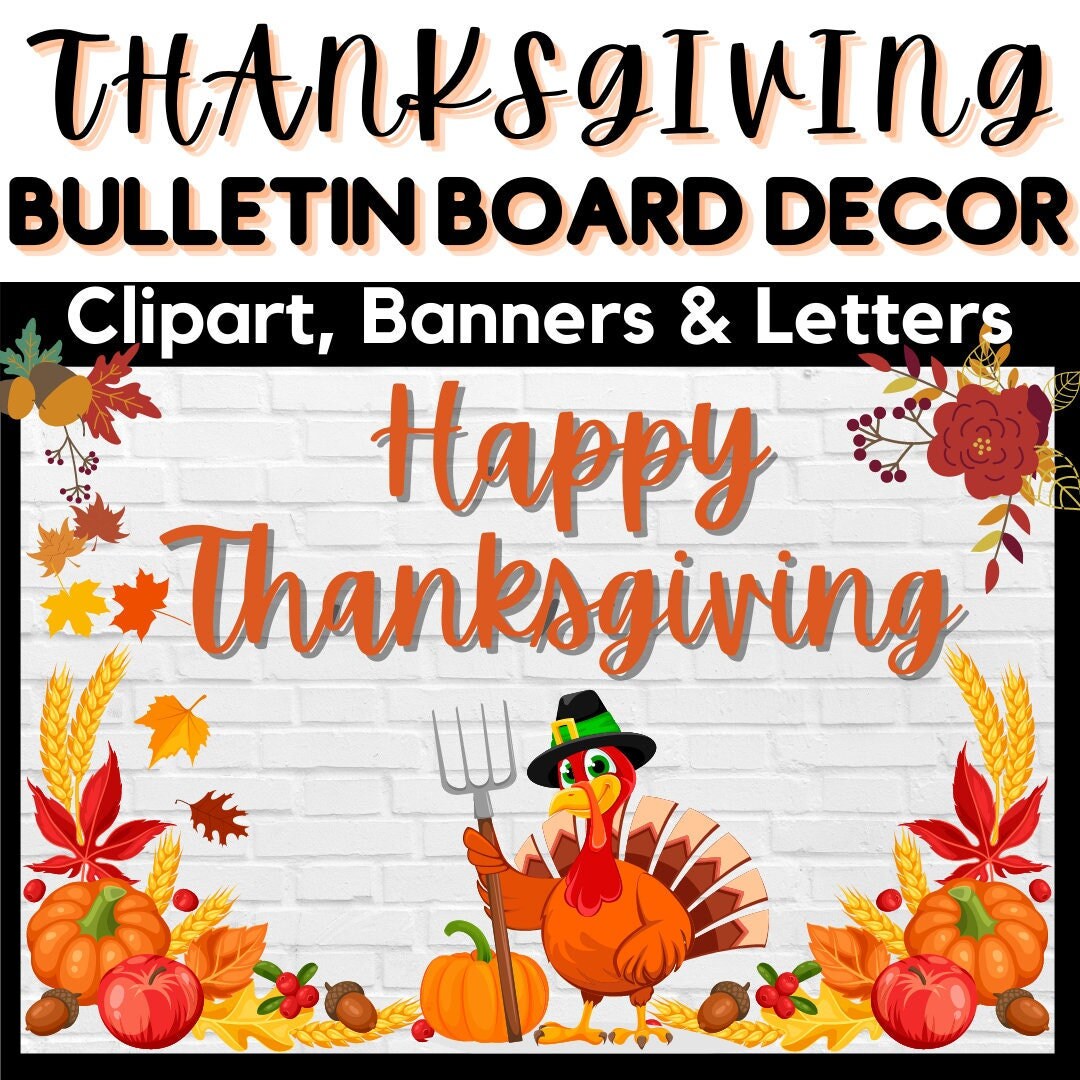 November Bulletin Board For Decorations
