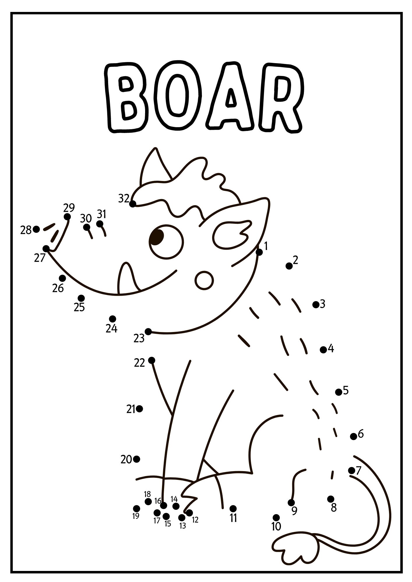 Dot to Dot Summer Coloring Pages Summer Coloring Book End of Year ...