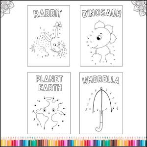 Dot to Dot Summer Coloring Pages Summer Coloring Book End of Year ...