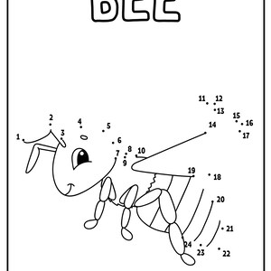 Dot to Dot Summer Coloring Pages Summer Coloring Book End of Year ...