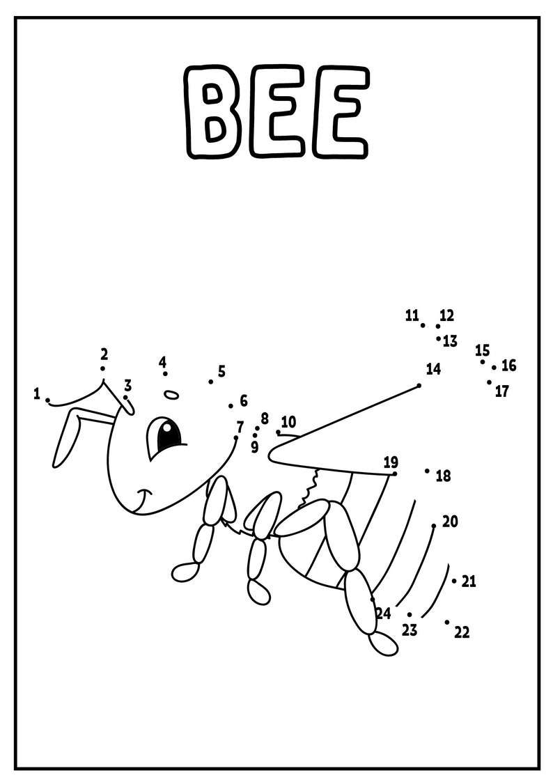 Dot to Dot Summer Coloring Pages Summer Coloring Book End of Year ...