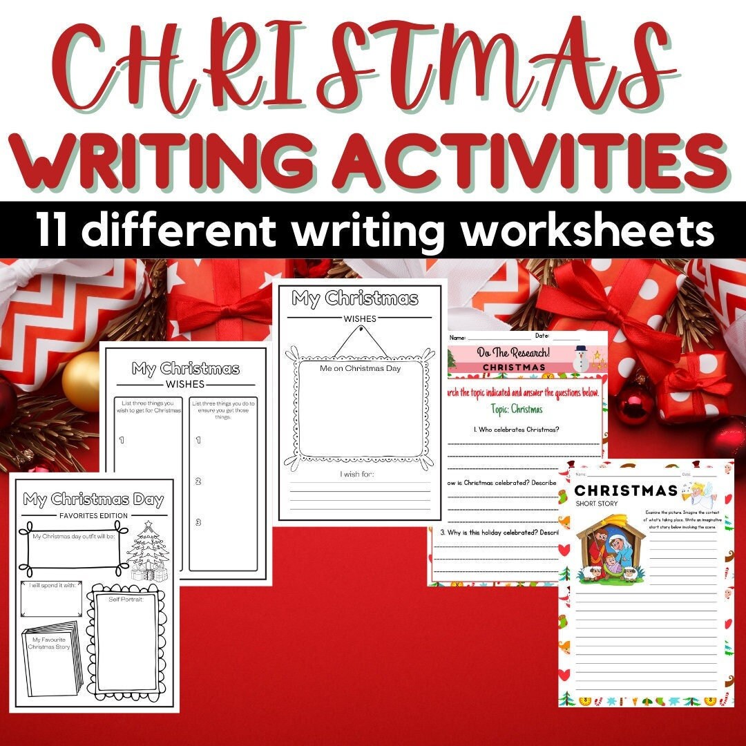 Christmas Writing Worksheets Christmas Worksheets Christmas Activities ...