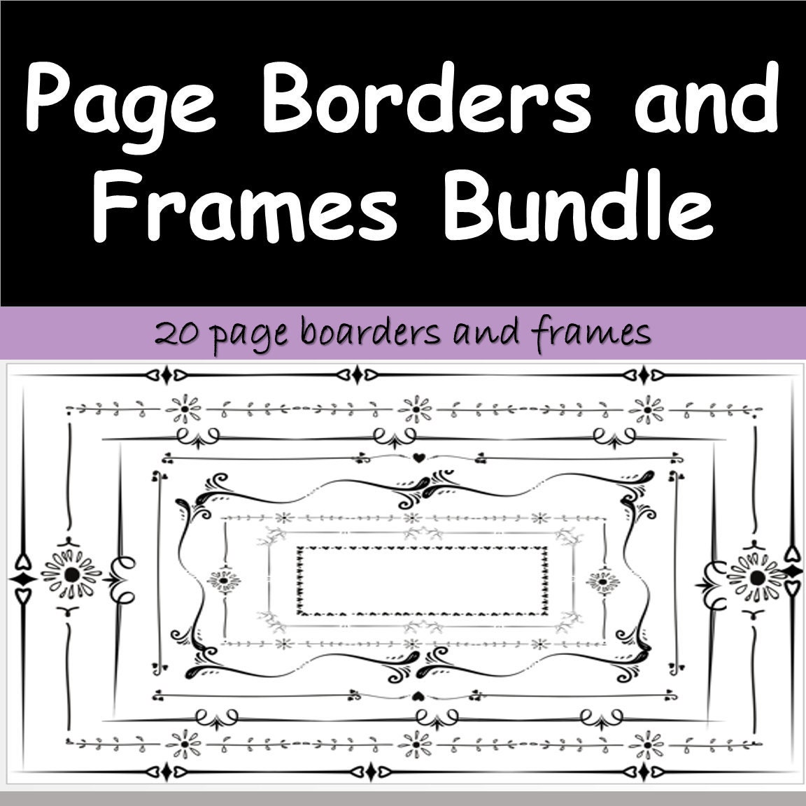Page Borders And Frames Png