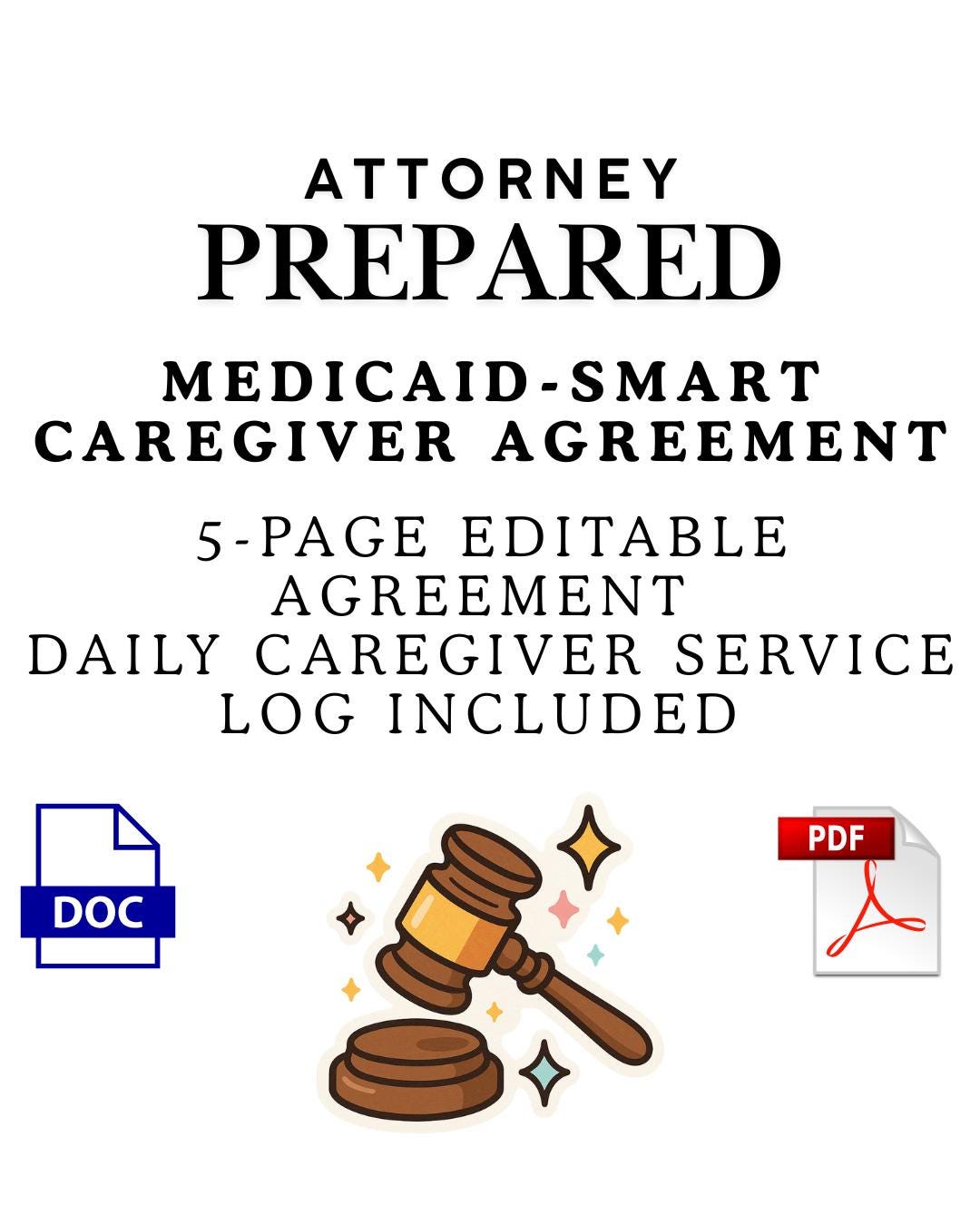 Medicaid Smart Adult Caregiver Agreement - Etsy