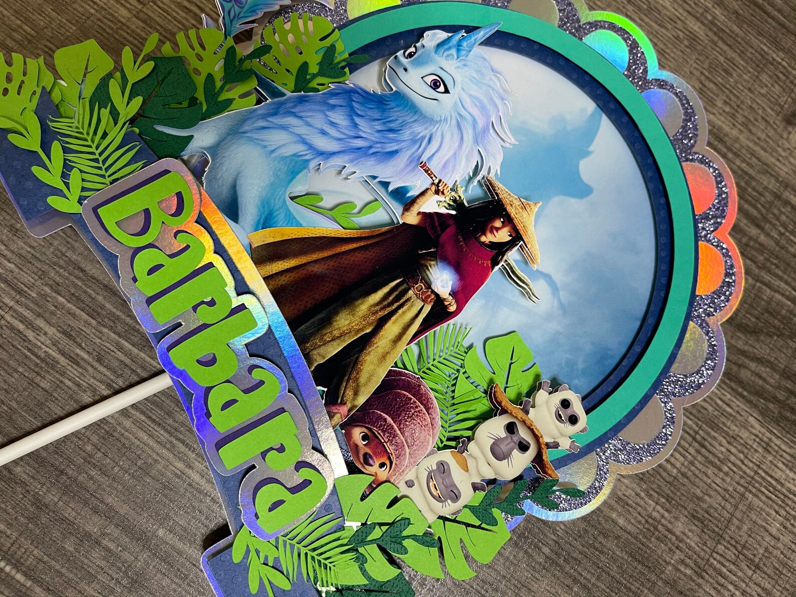 Raya and the Last Dragon Cake Topper Raya Party Decorations - Etsy