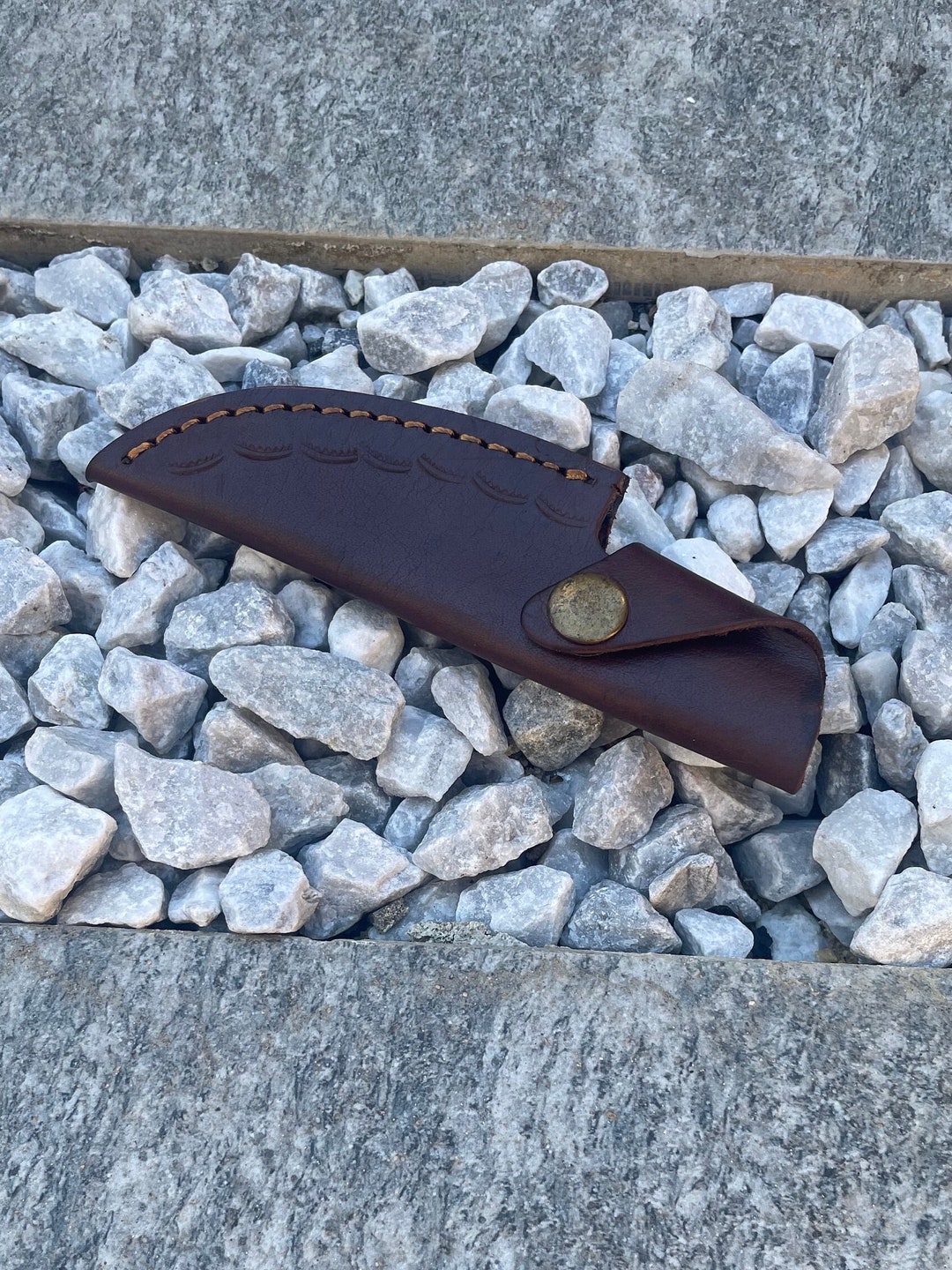 Handmade Genuine Leather Sheath With Engraving-small - Etsy