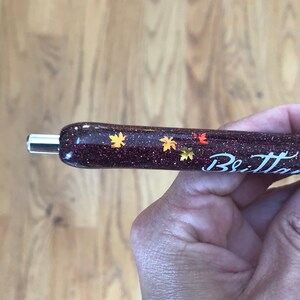 Fall-themed Glitter Pen - Etsy