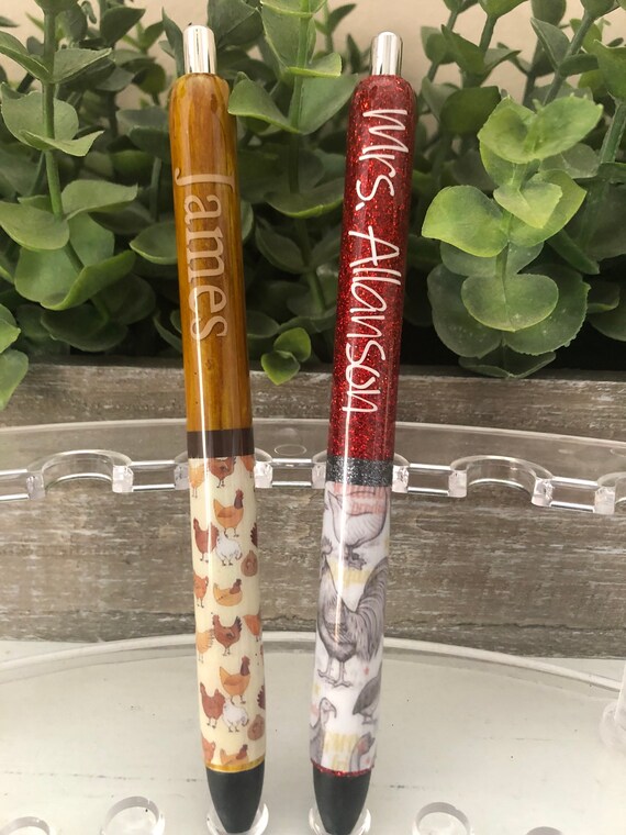 Chicken-themed Refillable Gel Pens - Etsy