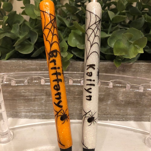 Personalized Halloween Spider Pen - Etsy