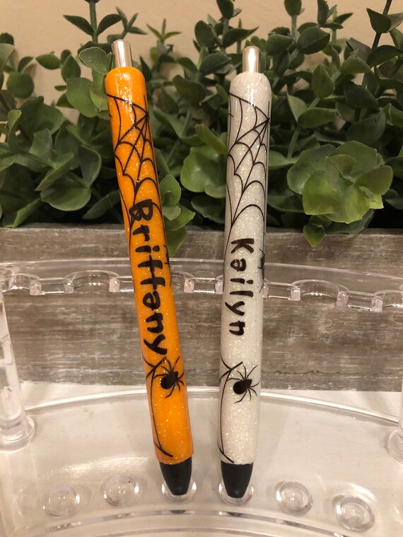 Personalized Halloween Spider Pen - Etsy