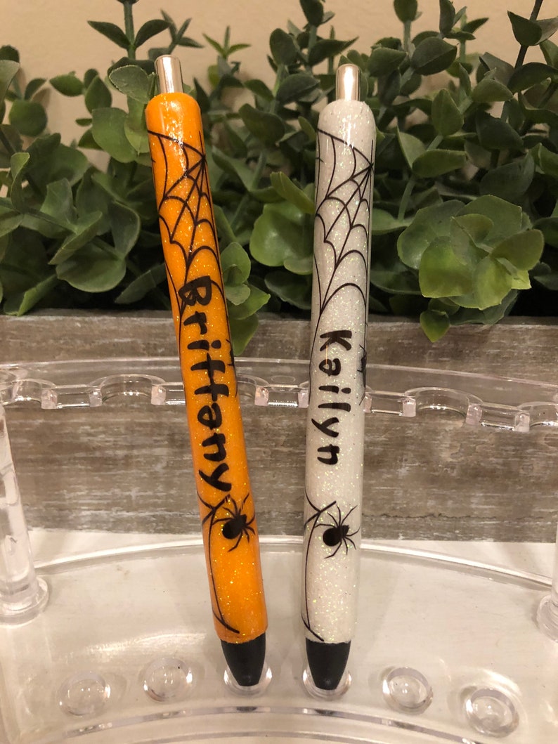 Personalized Halloween Spider Pen - Etsy