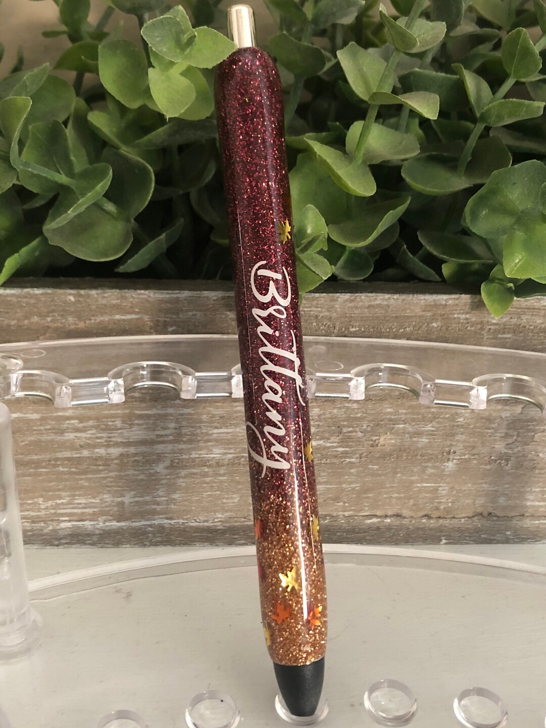 Fall-themed Glitter Pen - Etsy