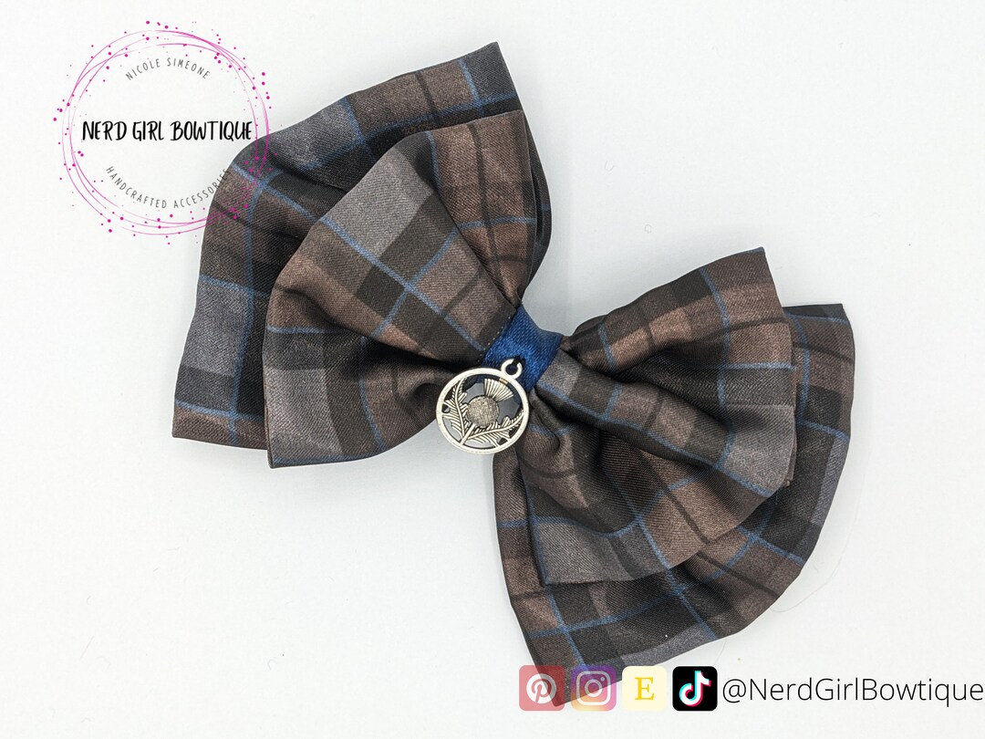 Outlander Inspired Hair Bow for Cosplay, Comic Con, Bridal Shower ...