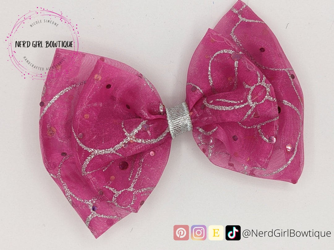 Minnie Mouse Inspired Hair Bow for Disney Bounding, Cosplay, Dapper Day ...