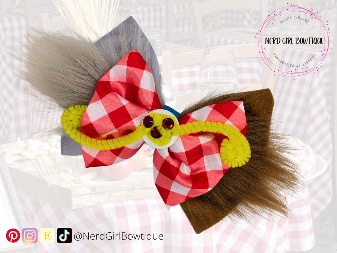 Bella Notte Inspired Hair Bow for Lady and the Tramp Disney Bounding ...