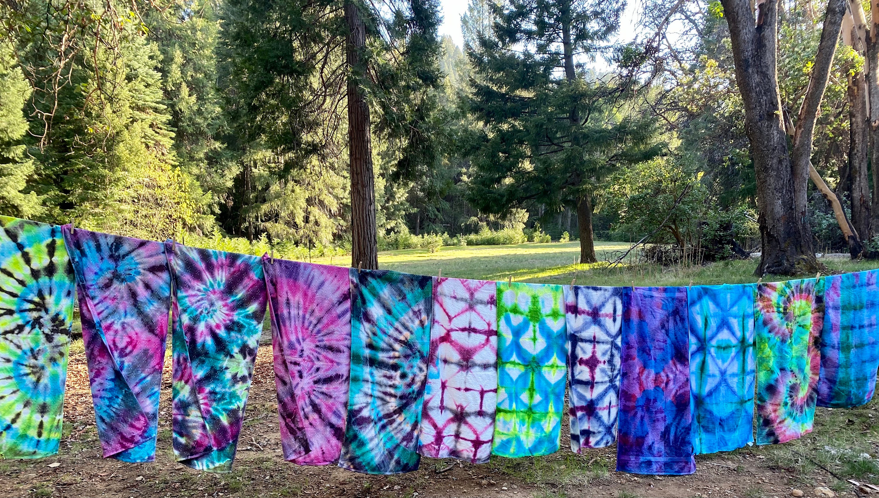 Tye Dye Towels - Etsy