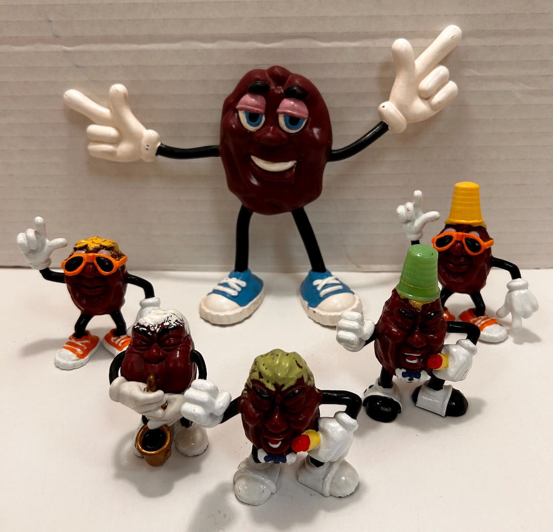 1987 California Raisins Set of 6 - Etsy