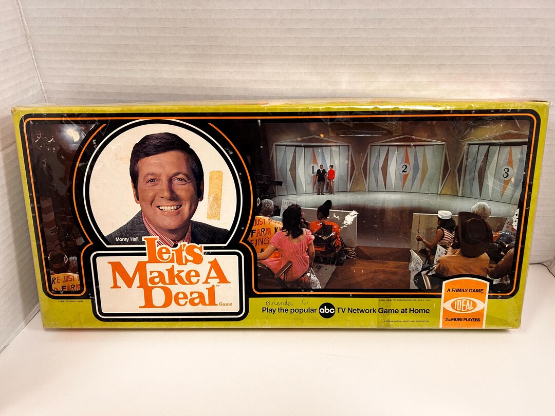 1974 Monty Hall’s Let’s Make a Deal Board Game - Etsy