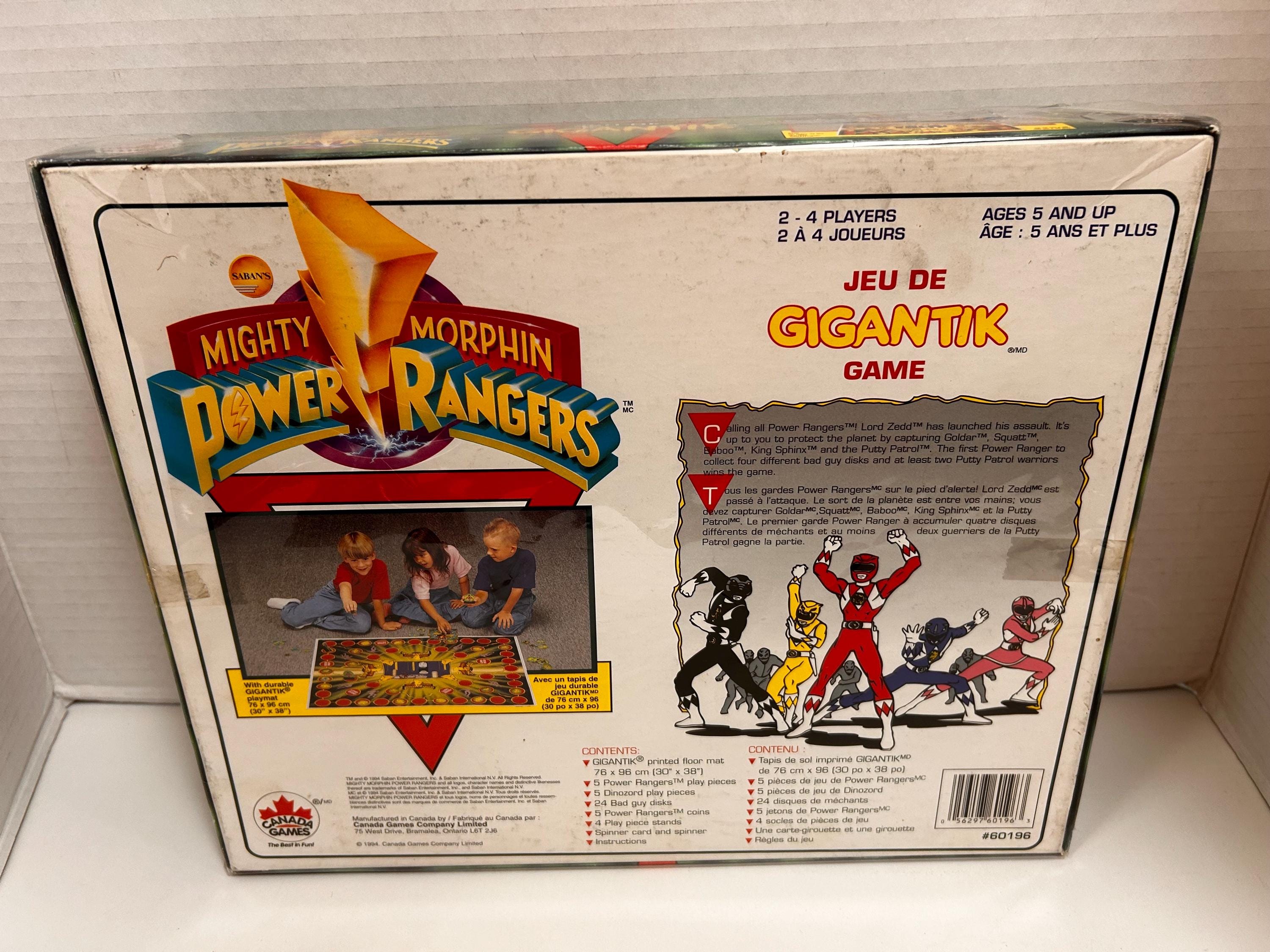 1994 Mighty Morphin Power Rangers Board Game - Etsy