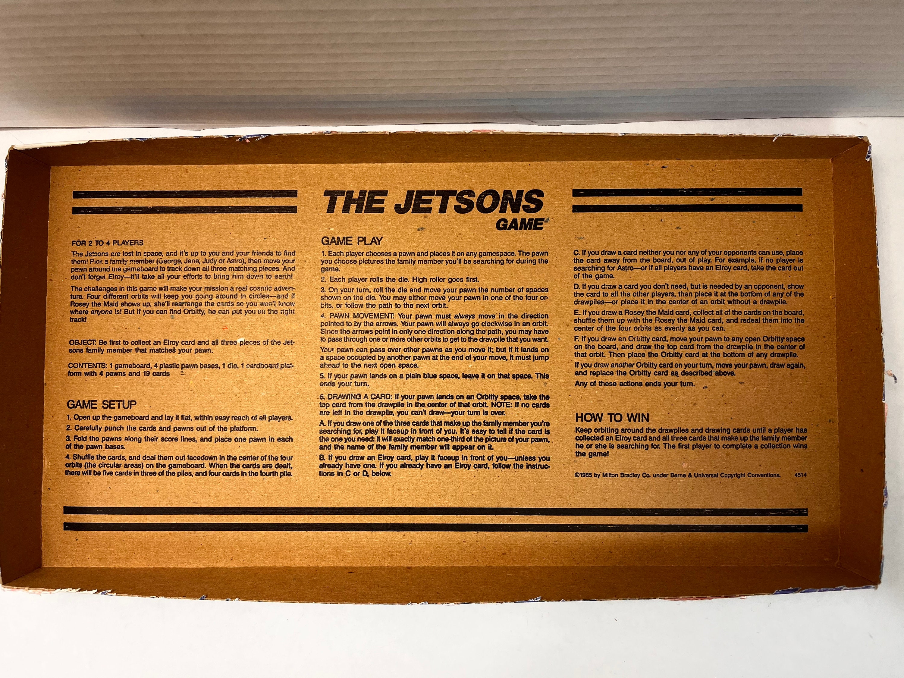 1985 the Jetsons Board Game - Etsy Australia