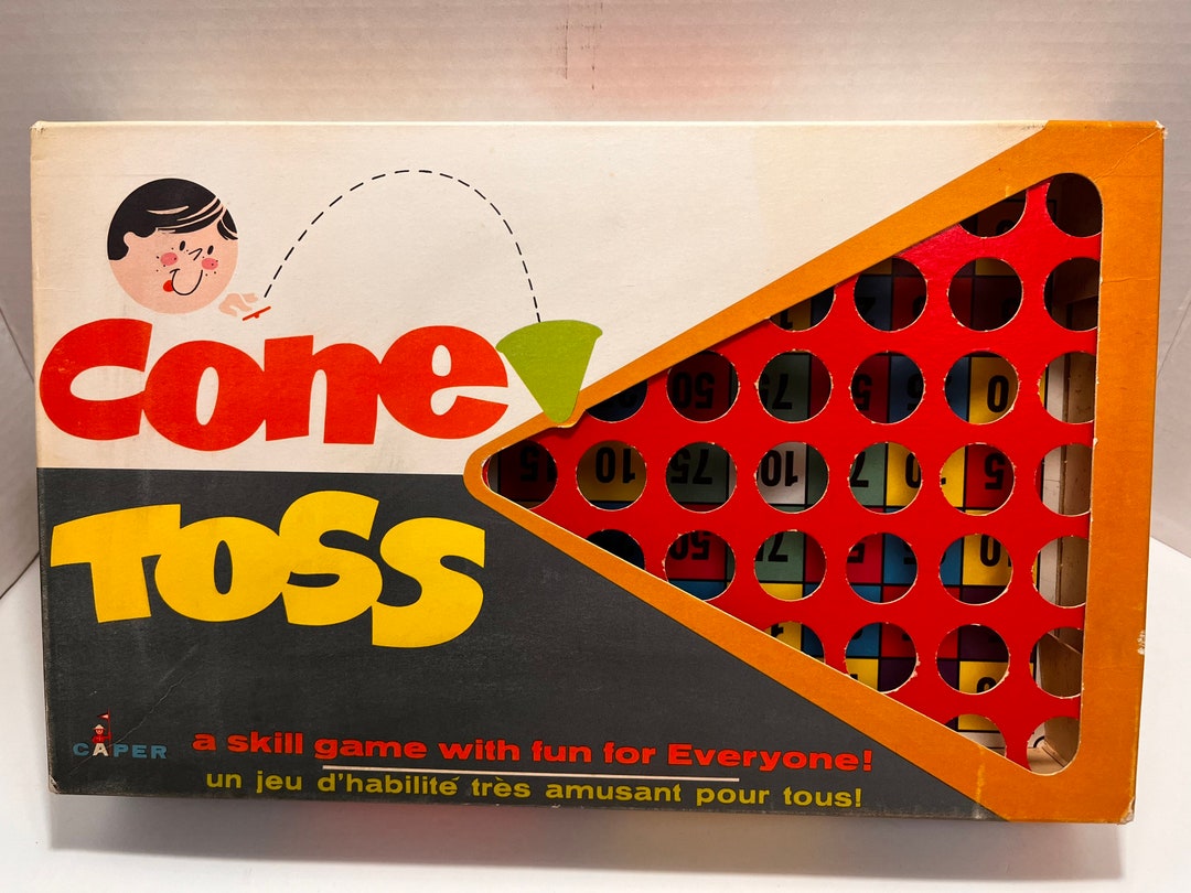 Extremely Rare Cone Toss Board Game - Etsy