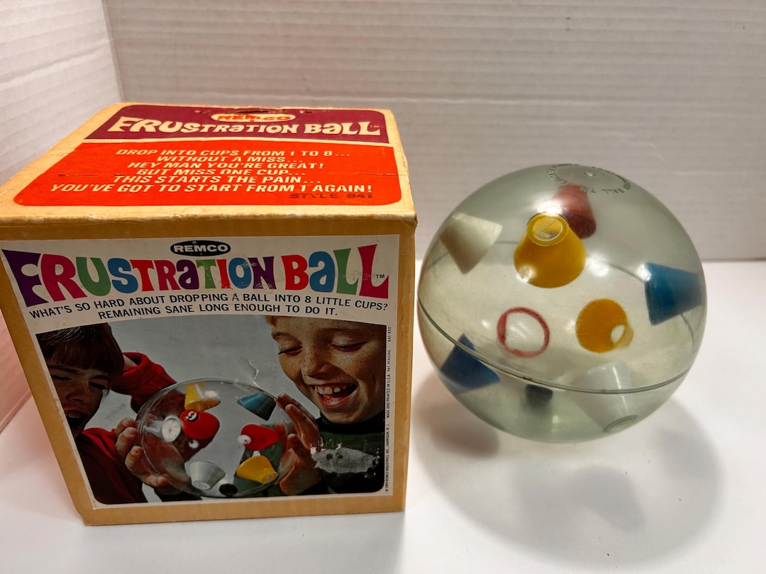 1969 Remco Frustration Ball Complete With Original Box and Instructions ...