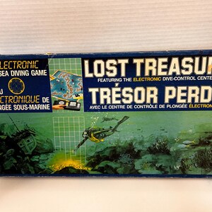 1982 Lost Treasure Board Game - Etsy