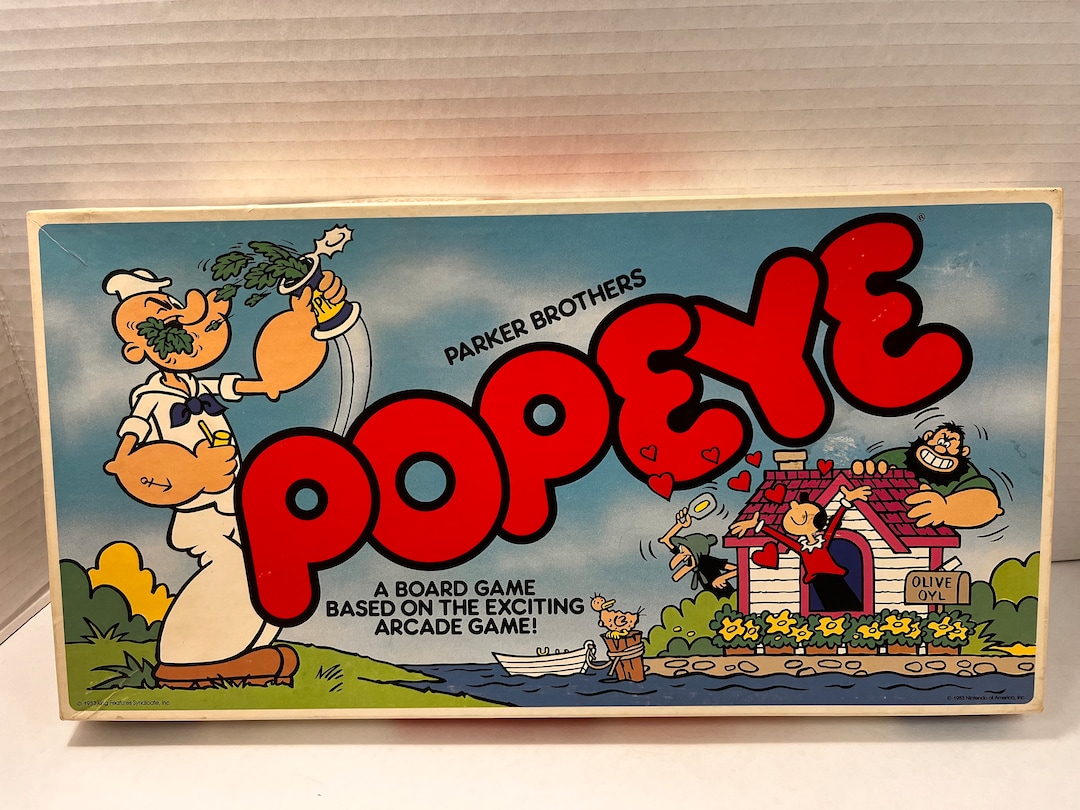 1983 Popeye the Sailor Man Board Game - Etsy