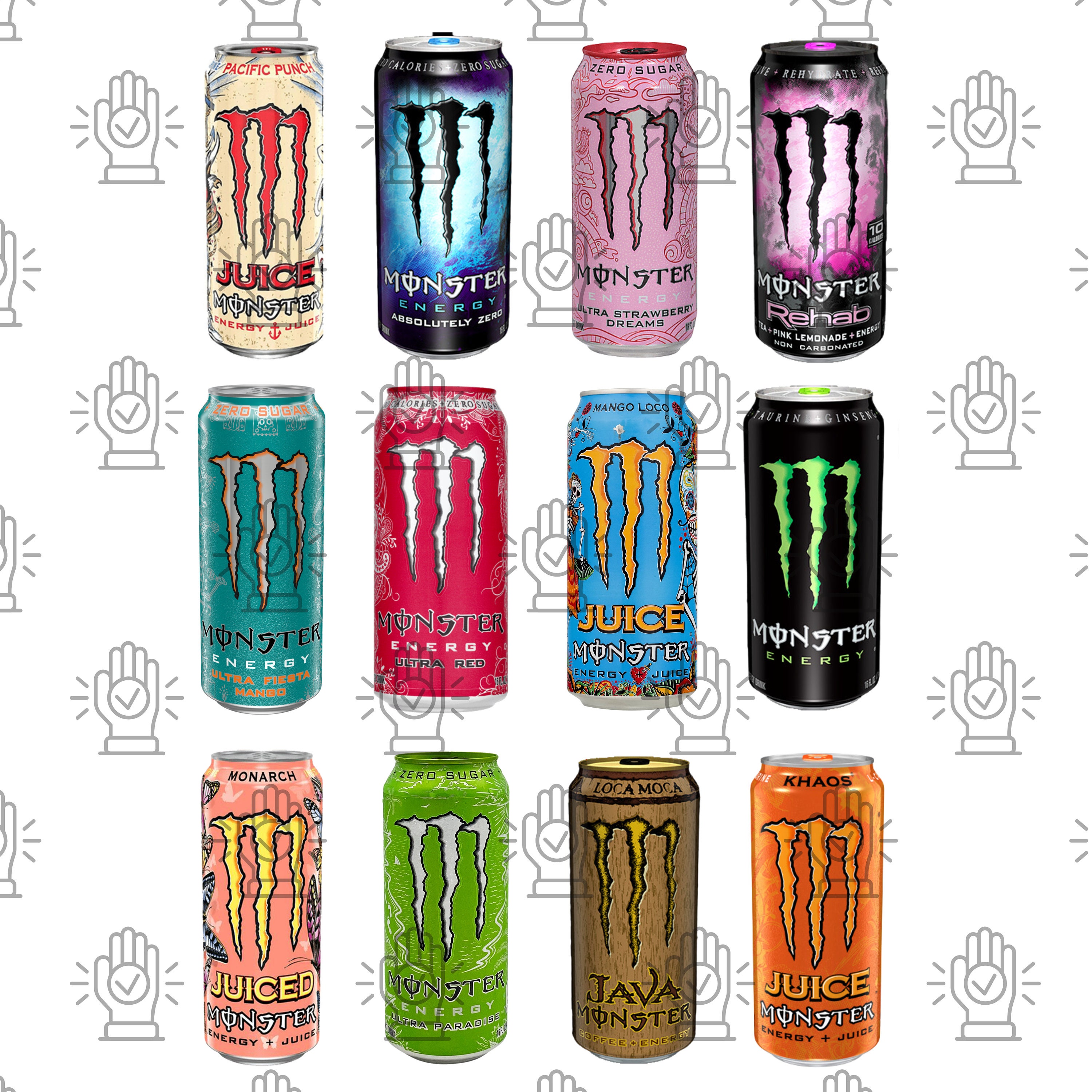 Monster Energy Png Trendy Energy Drink Png Monster Art Funny - Etsy