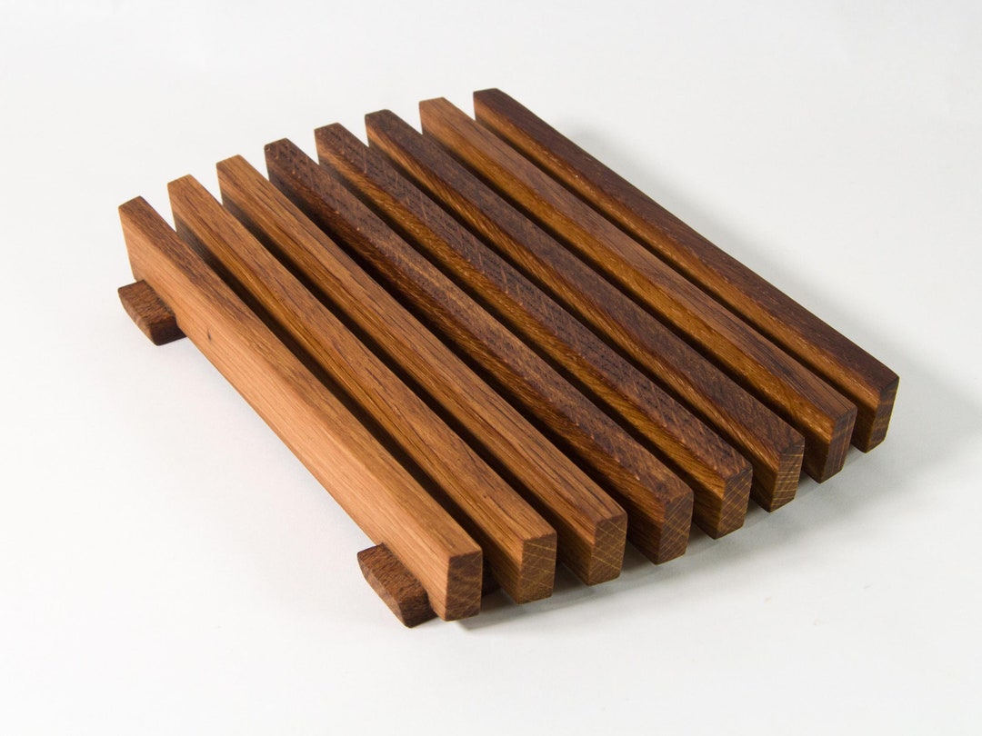 Wooden Trivets, Handmade Out of Reclaimed Oak Wood - Etsy