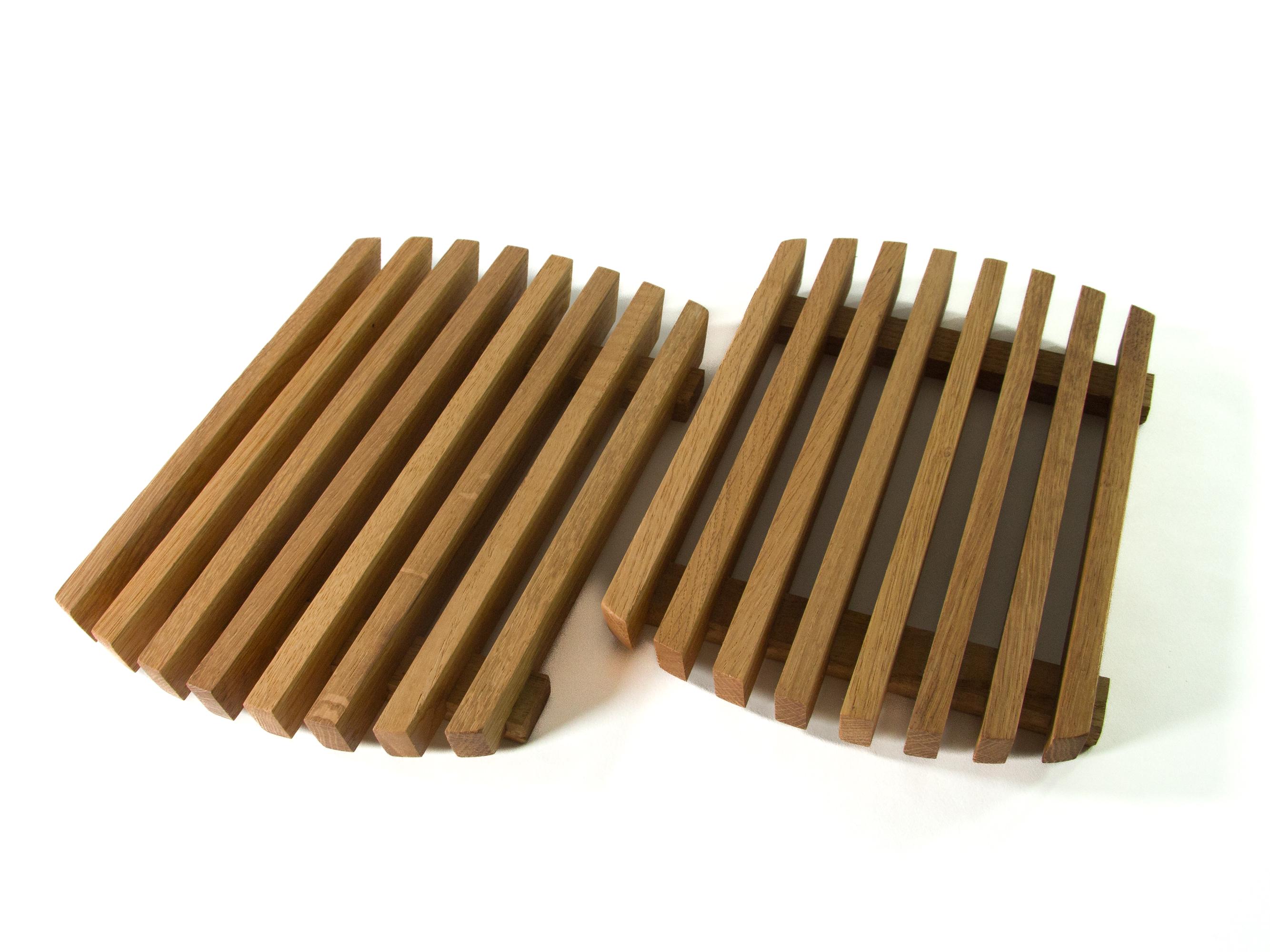Small Wooden Trivets, Handmade Out of Reclaimed Oak Wood - Etsy