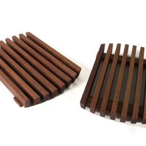 Small Wooden Trivets, Handmade Out of Reclaimed Oak Wood - Etsy