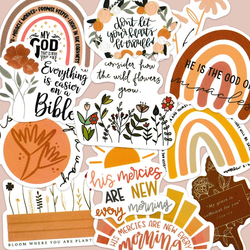 Christian Stickers - Etsy