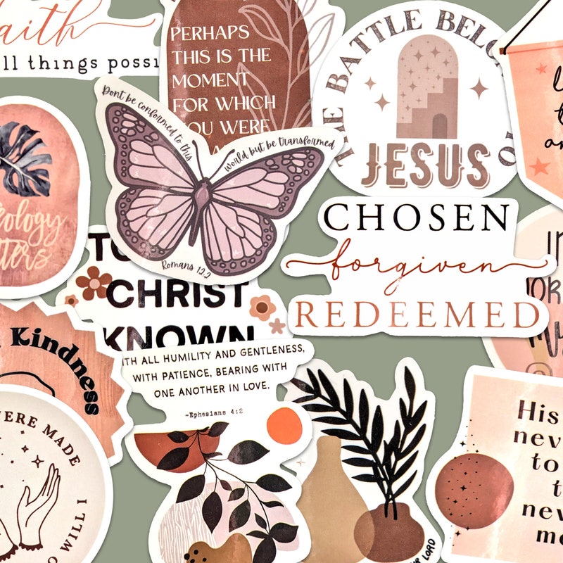 Sticker cristianos - Etsy España