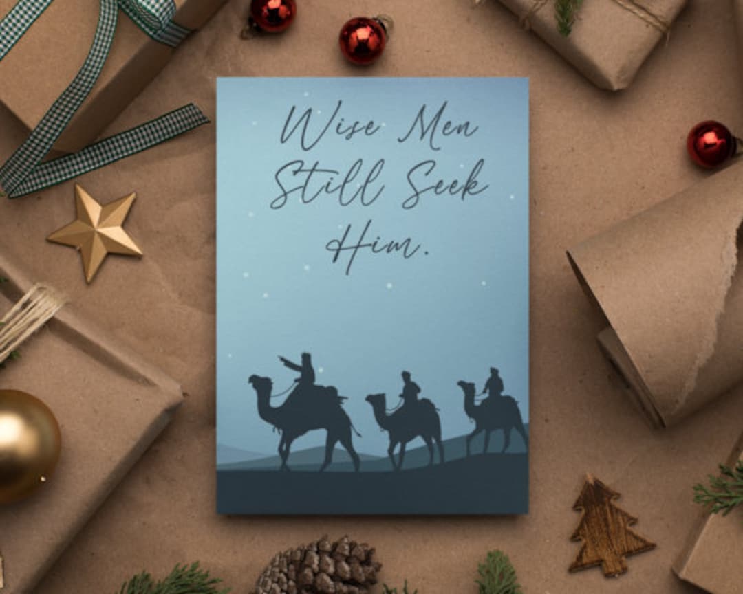 Wise Men Christmas Card Packs 1, 10, 30, and 50pcs, Nativity Scene ...