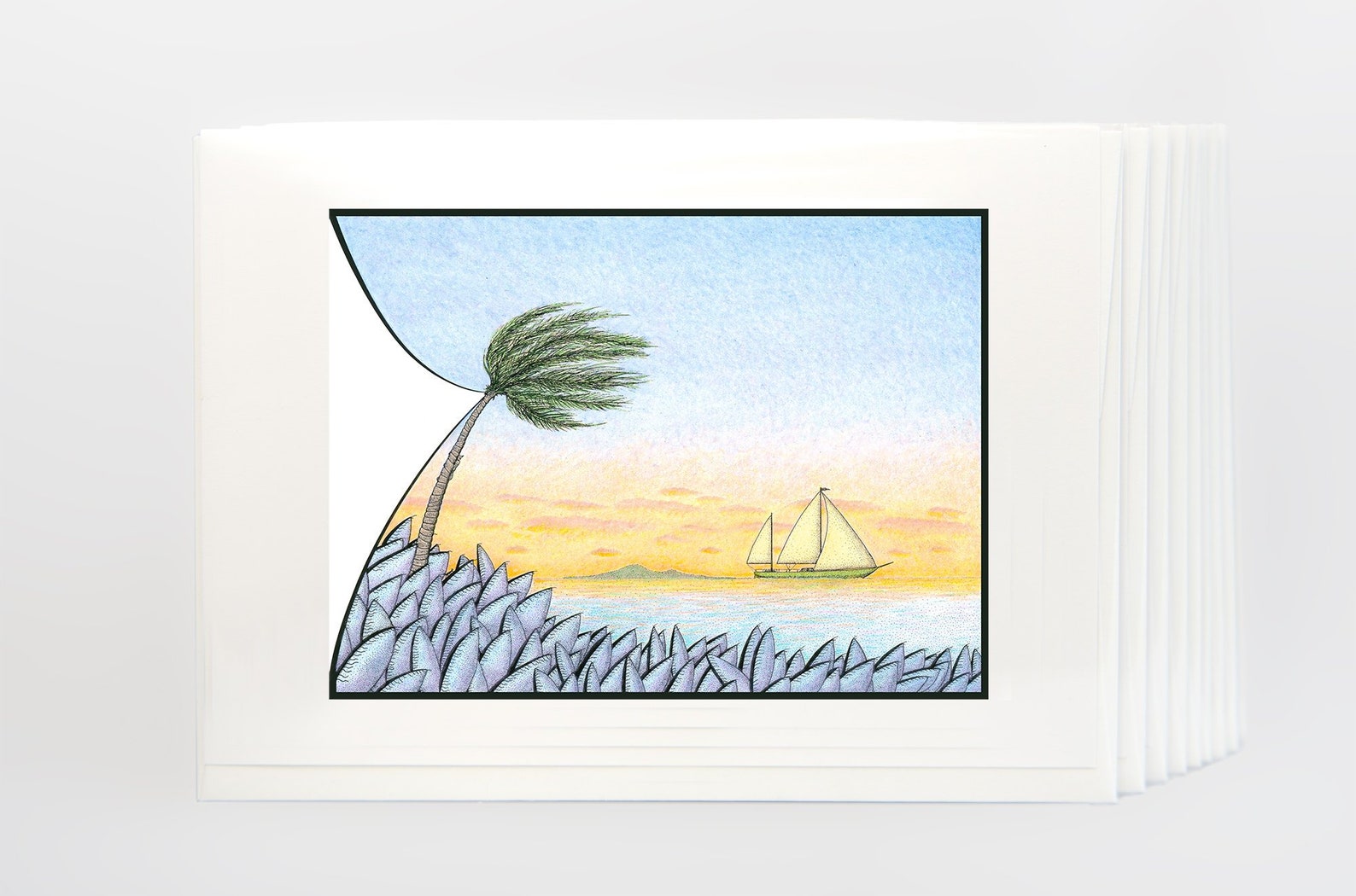 GATHERING WIND Greeting Card 10 Pack - Etsy