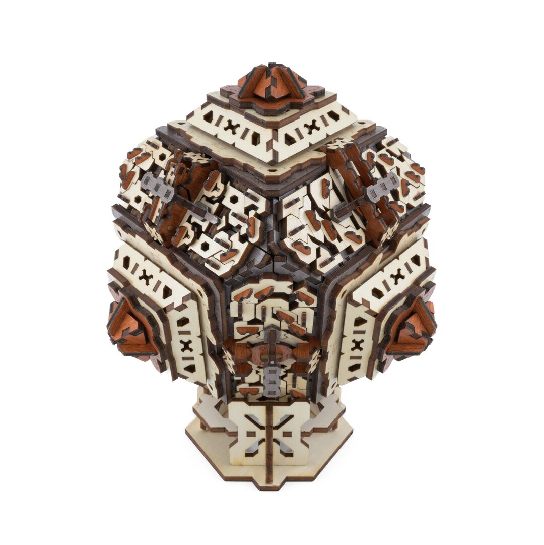 Tetra Puzzle Box by NKD Puzzles - Large DIY Wooden Puzzle Box ...