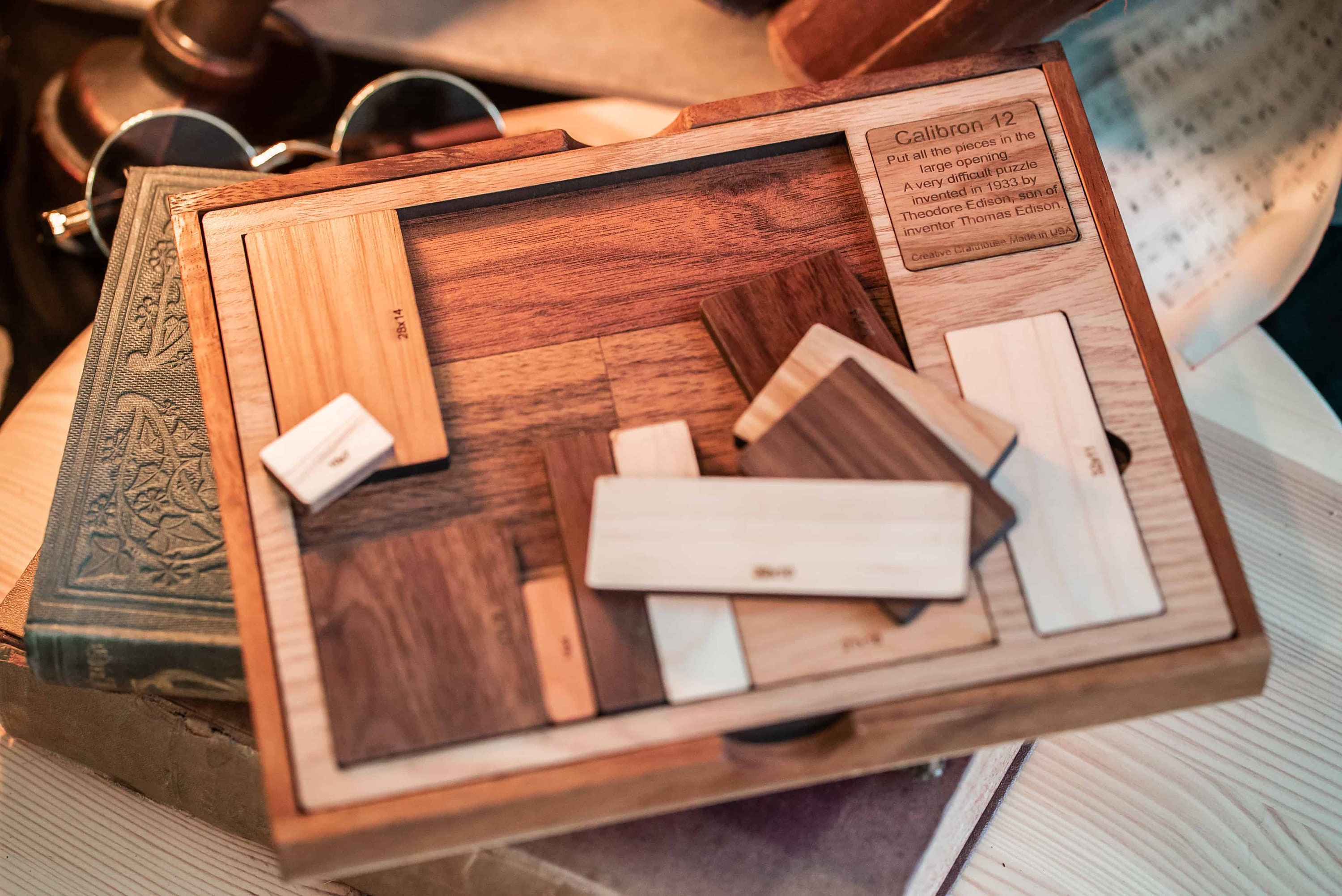 Calibron 12 Very Difficult Handmade Wooden Puzzle - Etsy