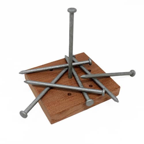 Nails - Balancing Act Puzzle - Classic Wooden Puzzle - Fun Brainteaser ...