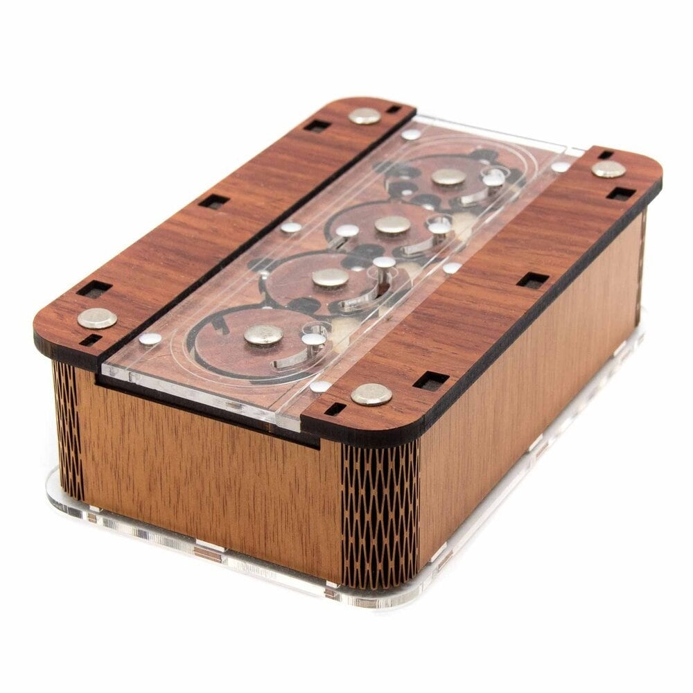 Viking Puzzle Box - Handmade Puzzle Box - Maze Secret Lock Box - Great ...